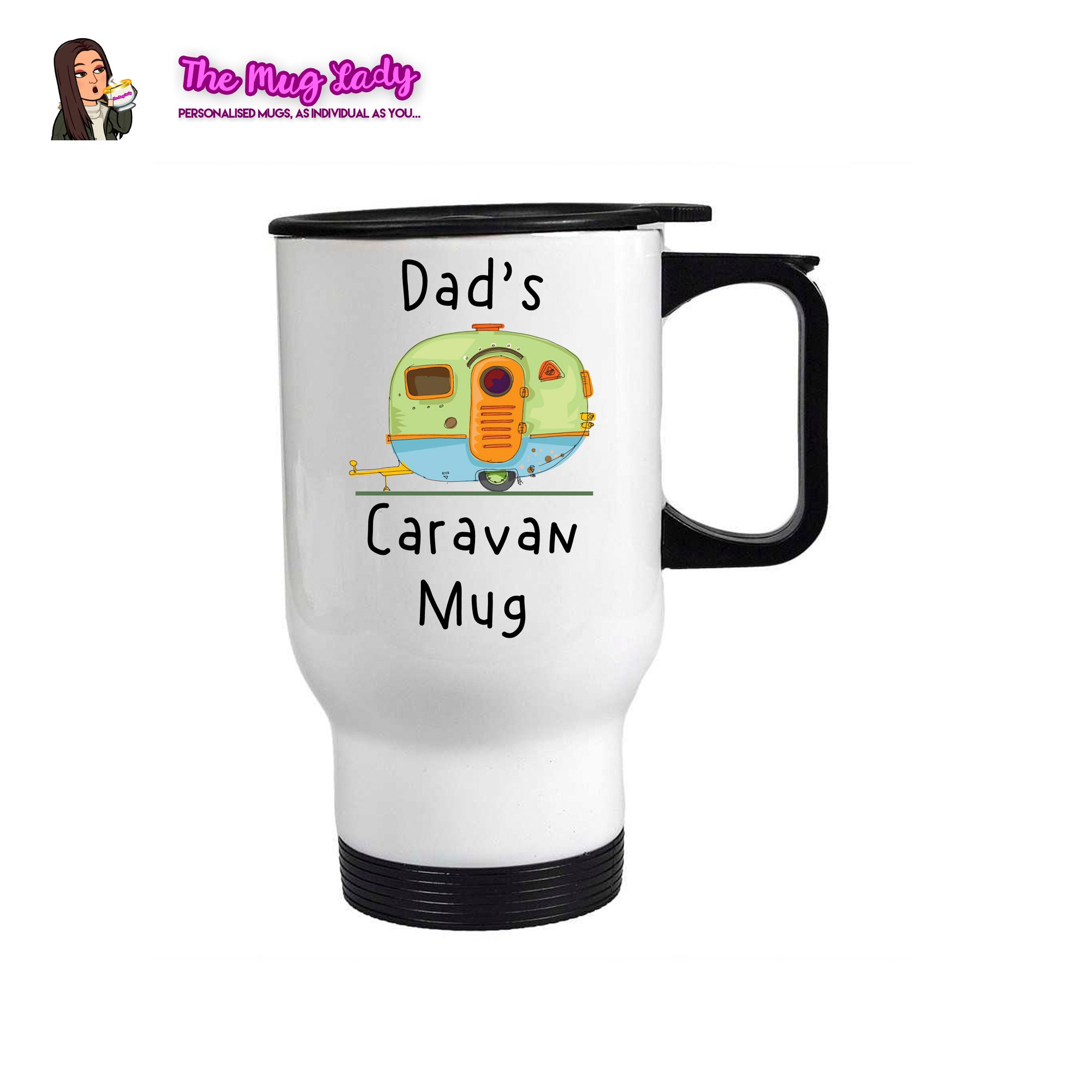 CARAVAN MUG Caravan Travel Mug Caravan Coaster Caravan | Etsy