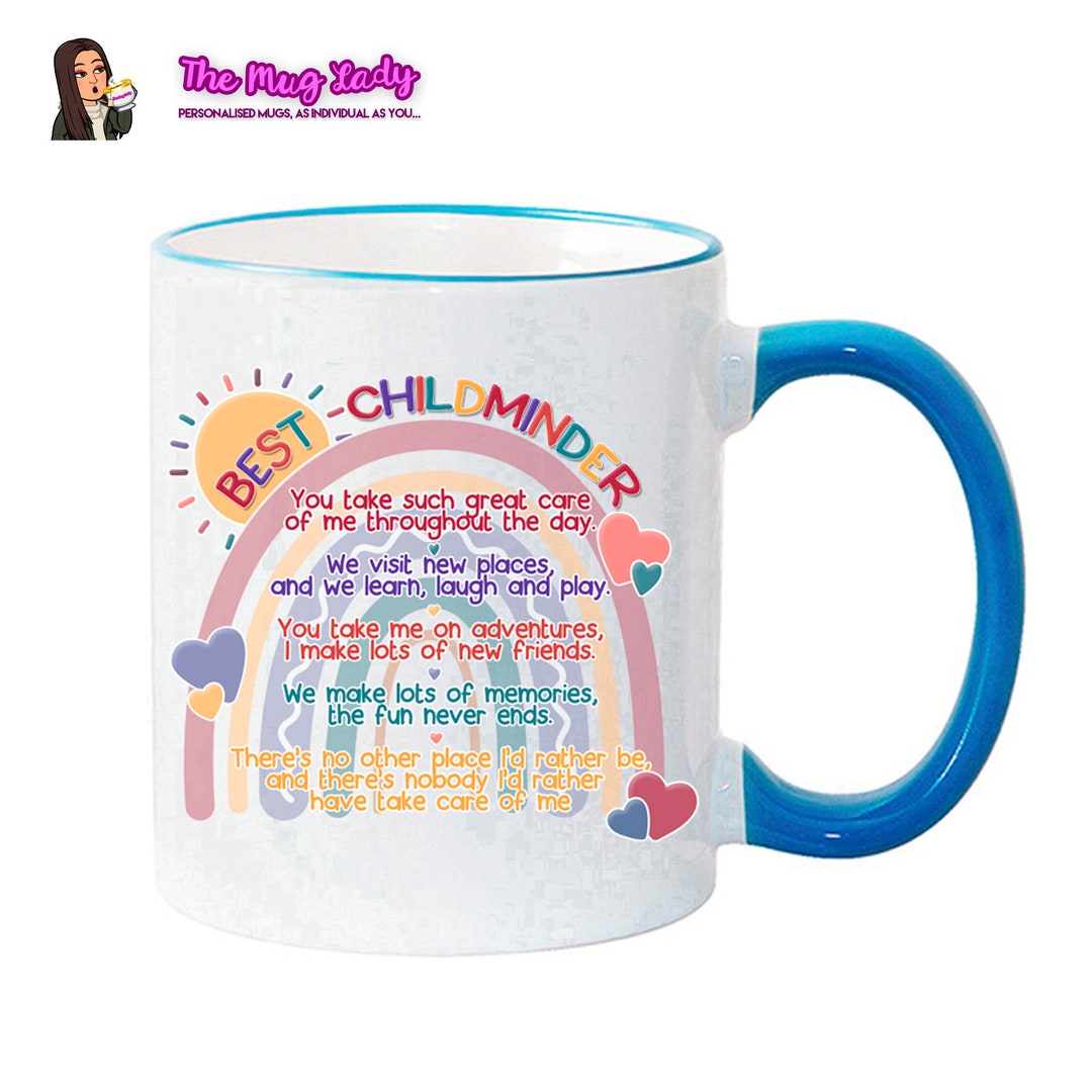 BEST CHILDMINDER MUG - Etsy UK