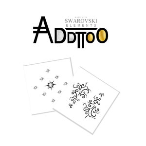 Addttoo Sexy Vajazzle Instant Luxury Waterproof Body Art Swirls ...