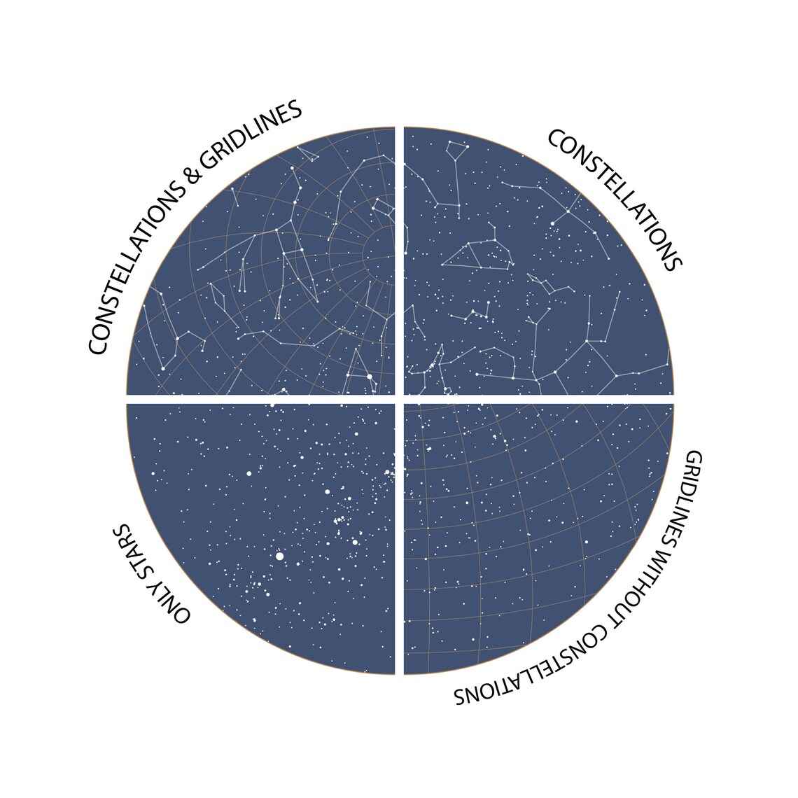 Custom Star Map Star Chart Sky Map Constellation Map | Etsy