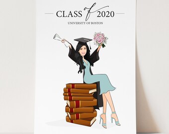 Graduation Day Print Printables College Student Graduate Class of 2020 ...