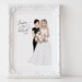 Personalised Mother of the Bride Gift Portrait Mother and Bridal ...