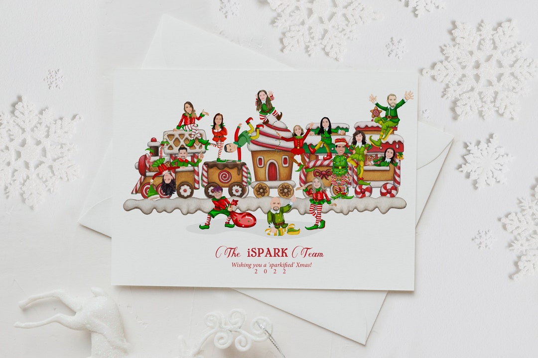 Corporate Holiday Cards, Custom Company Christmas Card, Personalized ...