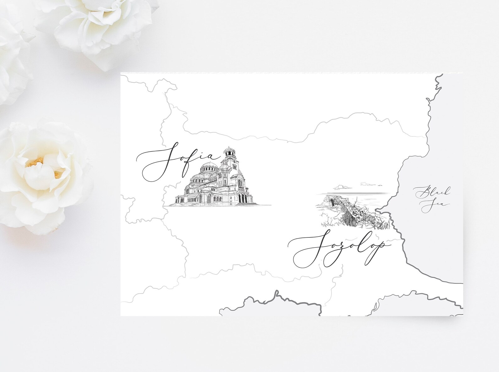 Printable Custom Wedding Map Invitation Destination Wedding - Etsy