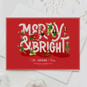 Corporate Holiday Cards, Custom Company Christmas Card, Personalized ...