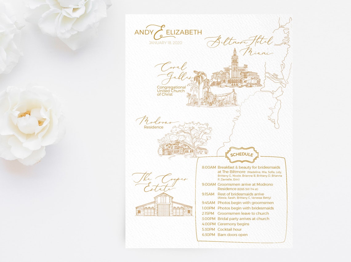 Printable Custom Wedding Map Invitation Destination Wedding - Etsy
