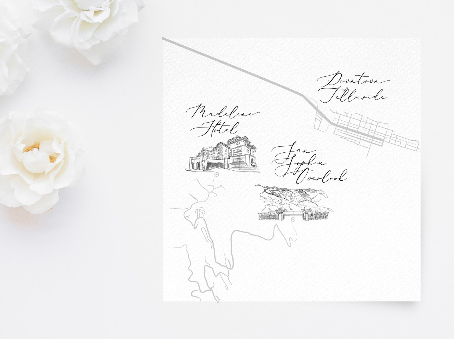 Printable Custom Wedding Map Invitation Destination Wedding - Etsy
