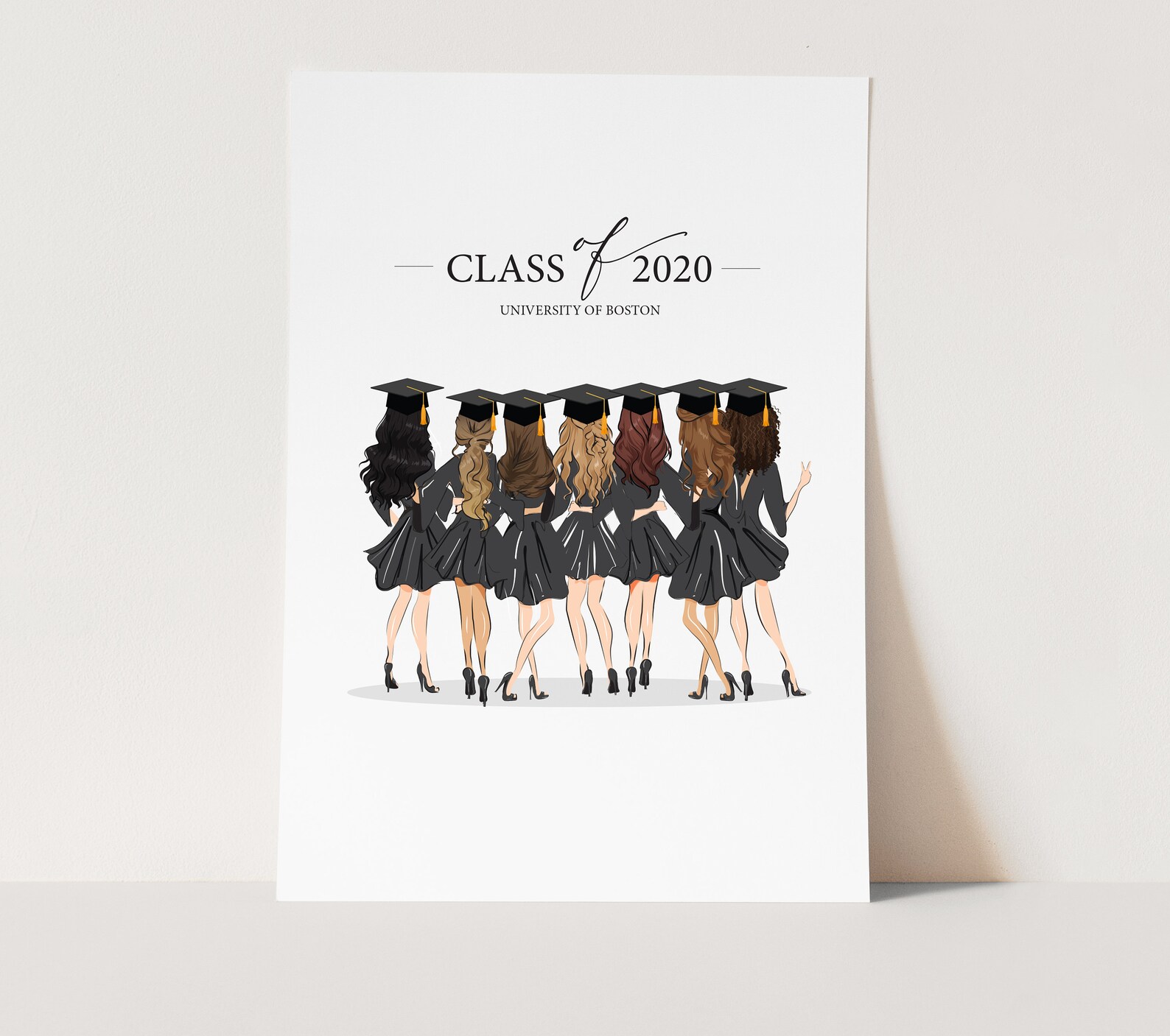Graduation Day Print Printables College Student Graduate Class of 2020 ...