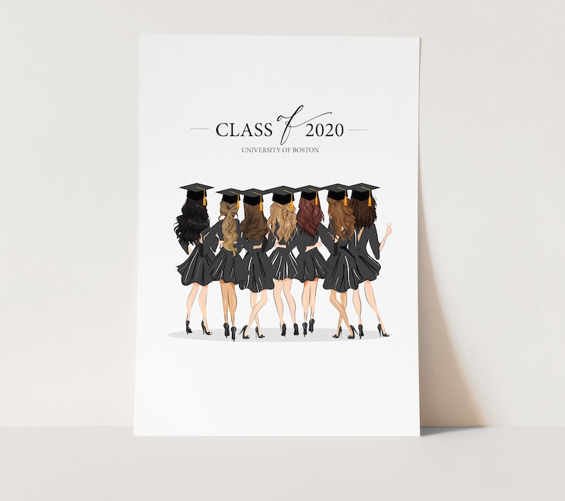 Graduation Day Print Printables College Student Graduate Class - Etsy