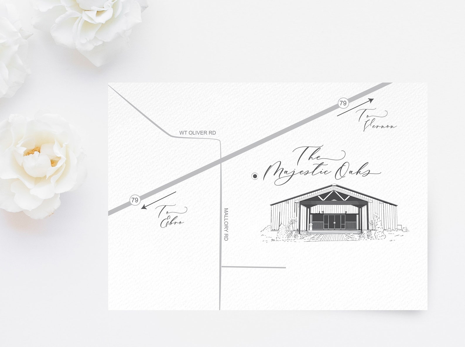 Printable Custom Wedding Map Invitation Destination Wedding - Etsy