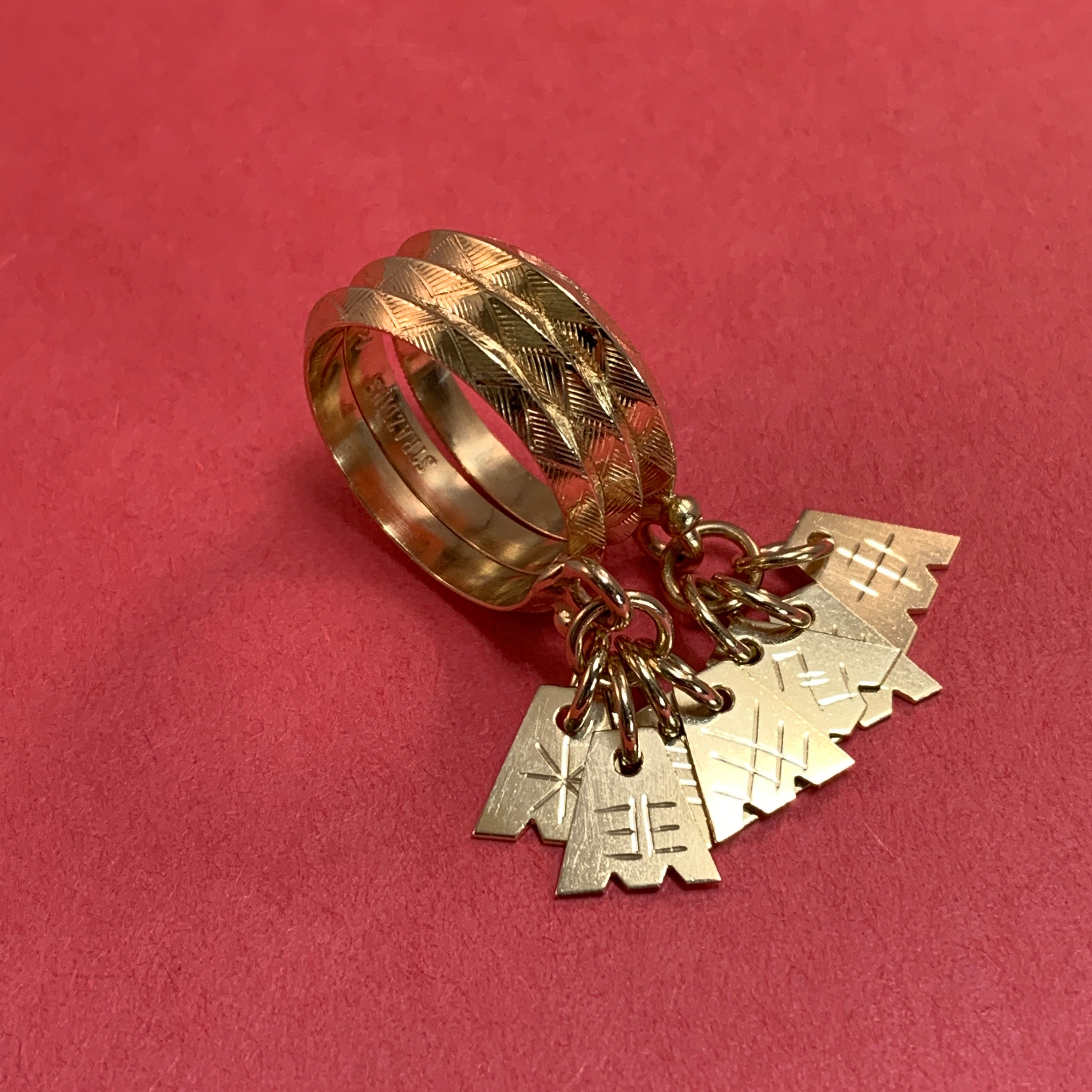 Latvian 14k 7-day ring | Etsy