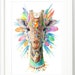 Giraffe Print Spirit Animal Totem Series Giraffe Art Print Giraffe Gift ...