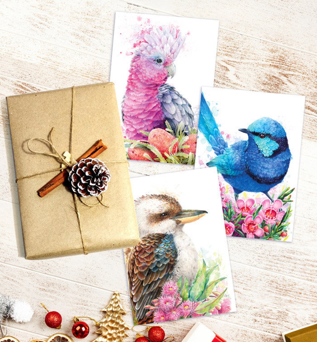 VALUE BUNDLE - Australian Bird Prints Set of Three Mix and Match Any ...
