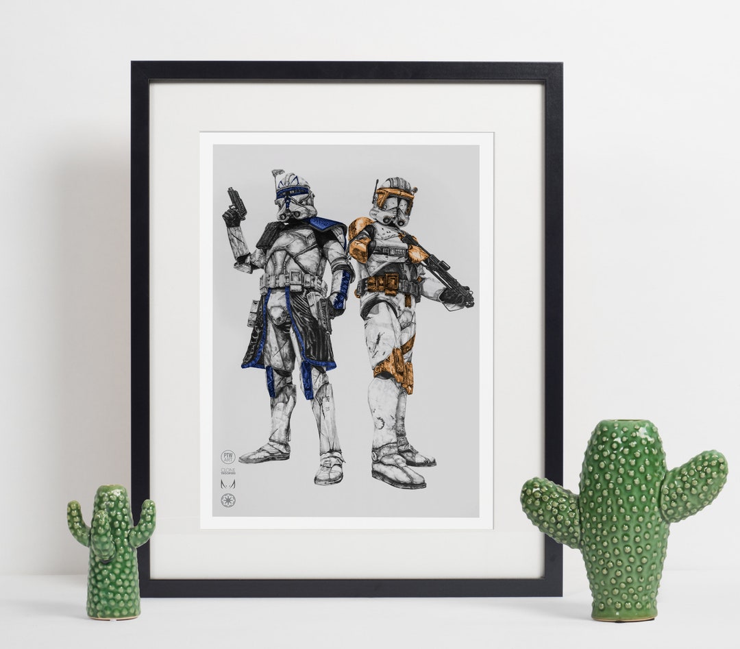 A4/A3 Sci Fi Art Prints Poster Clone Troopers - Etsy