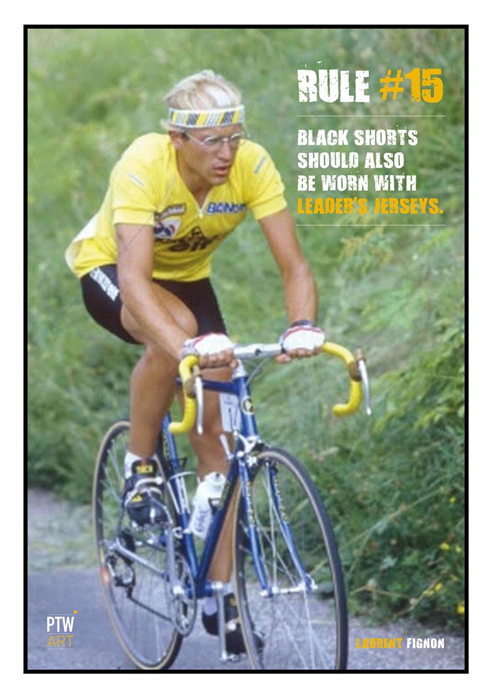 Cycling Motivational Print Rule #15 - Etsy UK