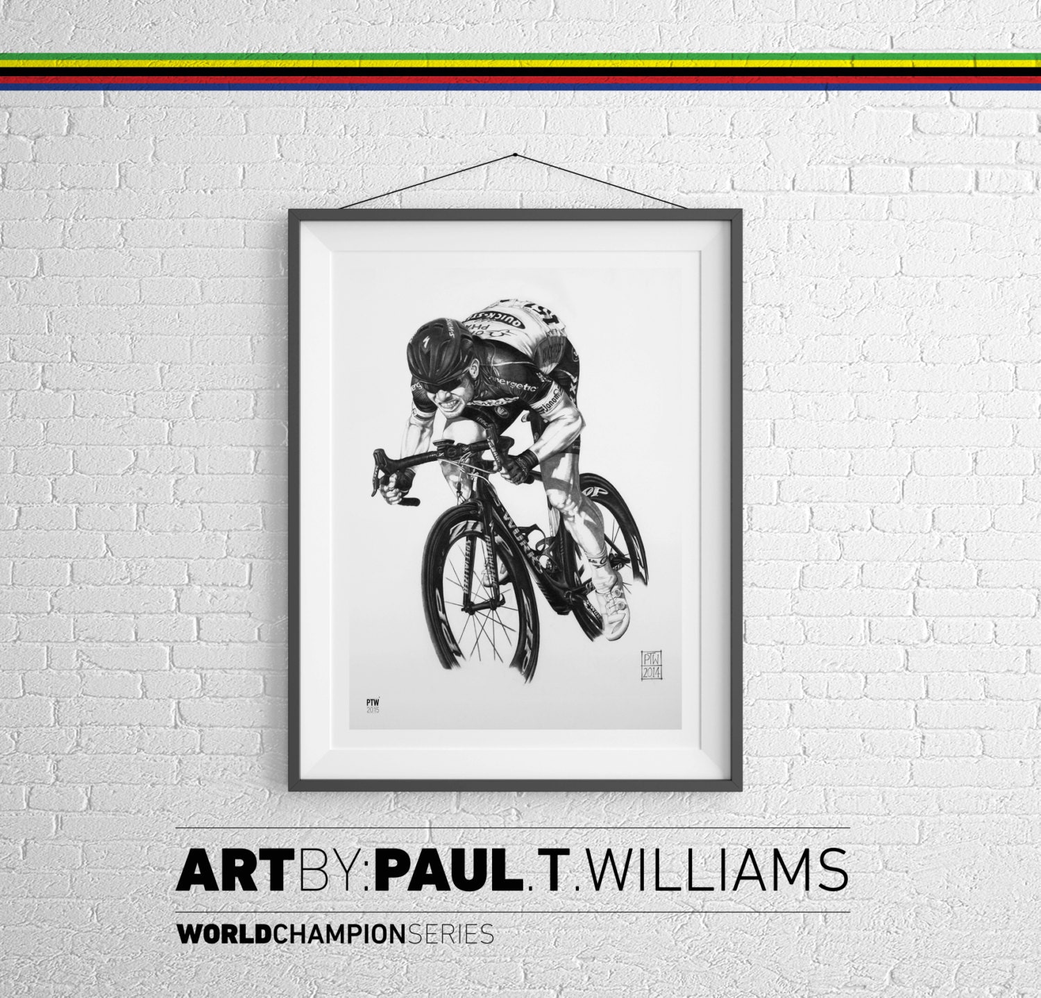 Mark Cavendish A2 art print poster cycling gift limited | Etsy