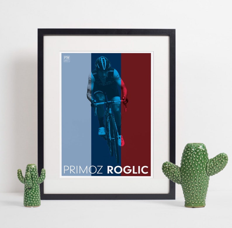 Cycling Art Primoz Roglic A4 High Quality Print - Etsy