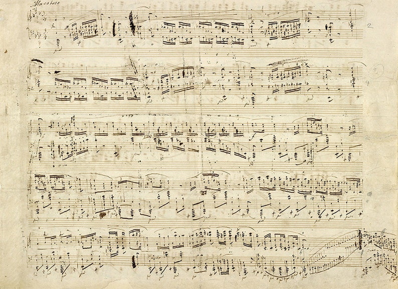 Download Chopin Music Notes, Note Musical, Old Music Sheets, Music ...