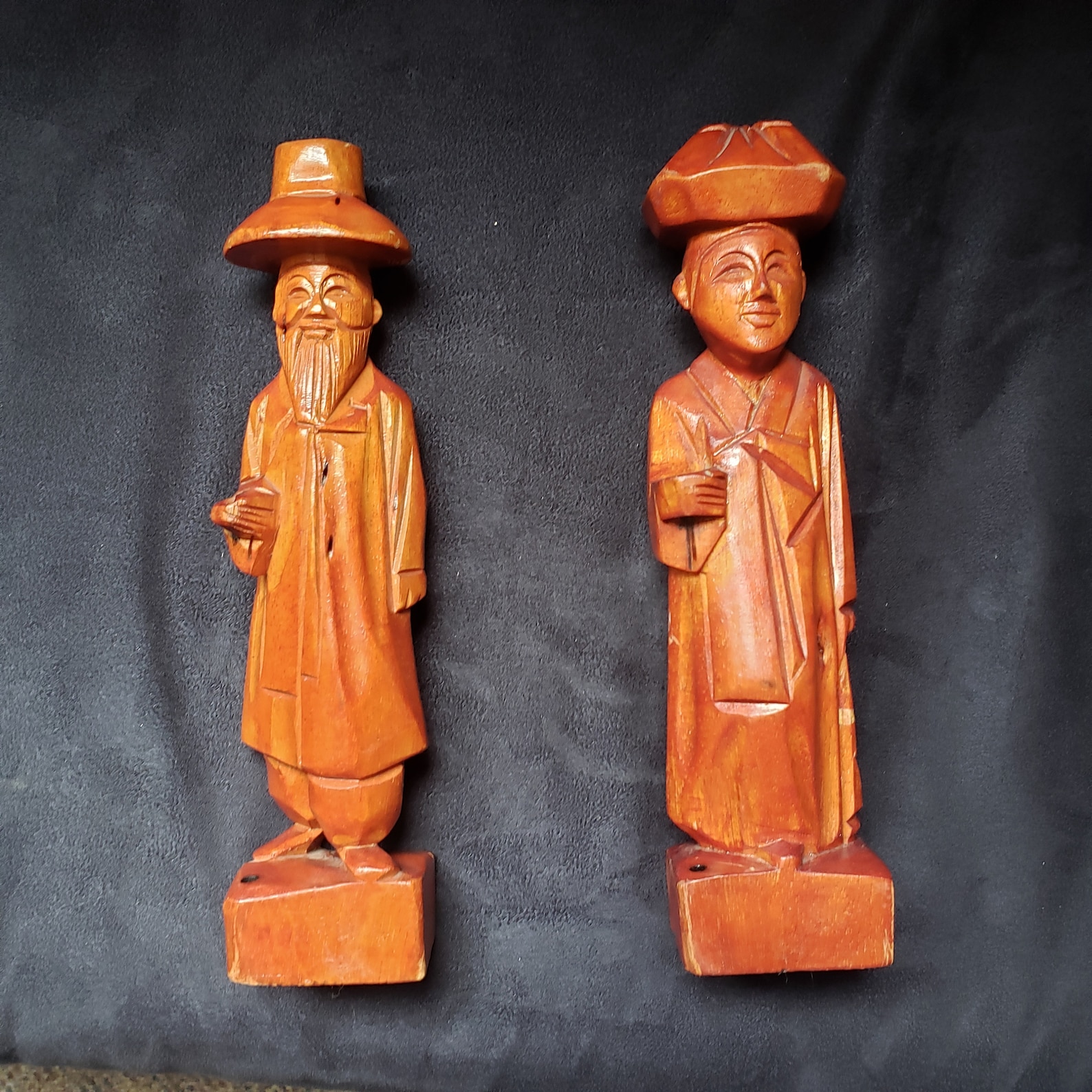Hand-carved Figures - Etsy