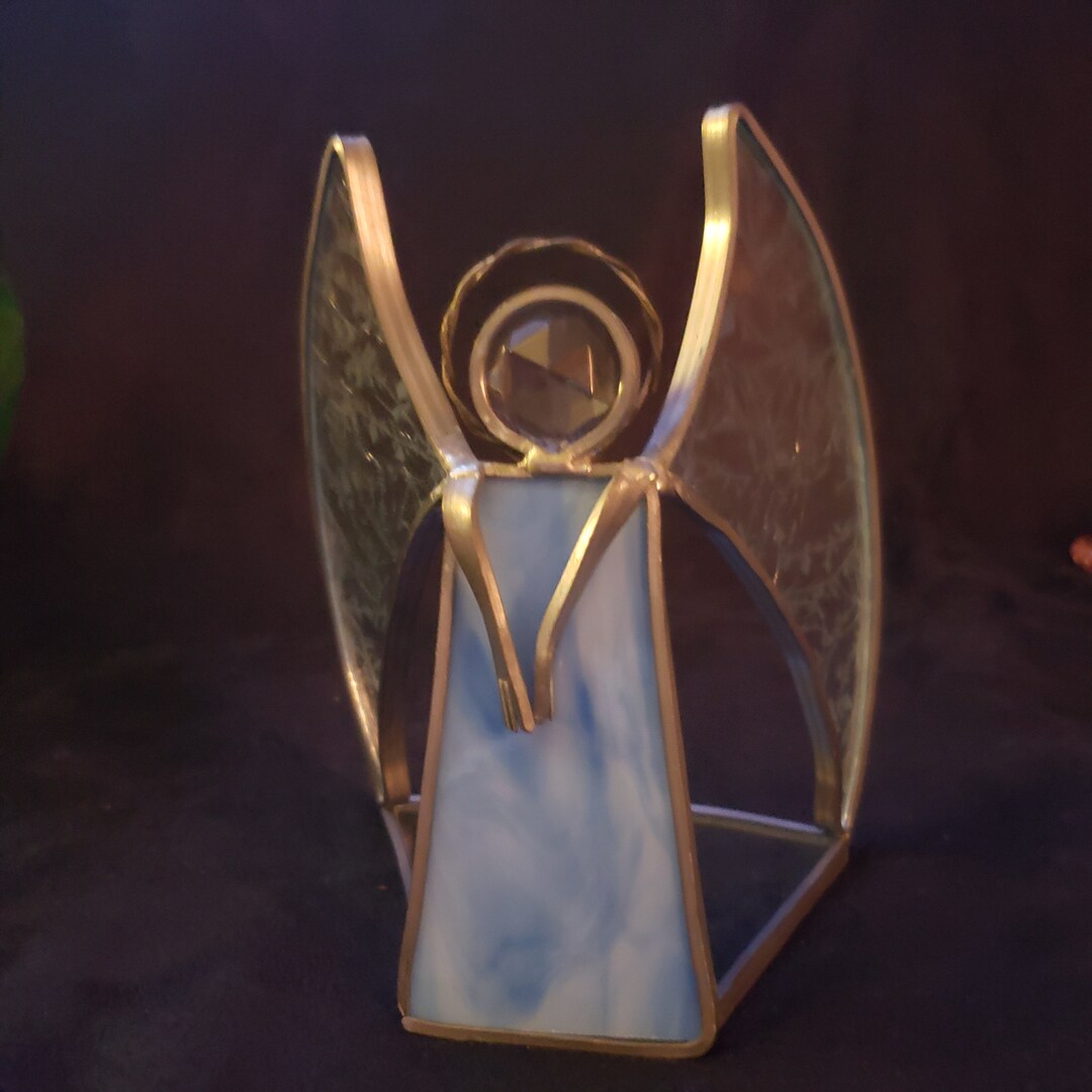 Stained Glass Bat-winged Angel - Etsy