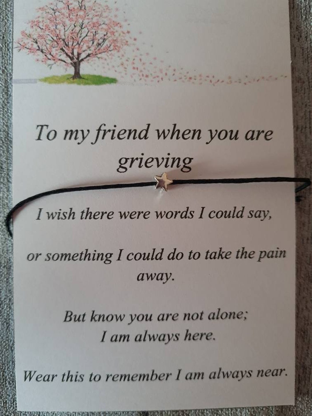 Gift for Grieving Friend, Bereavement Gift, Bereavement Card, Thinking ...