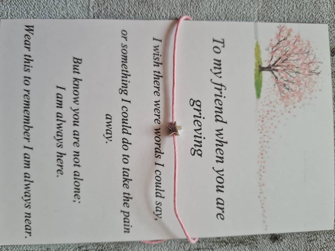 Gift for Grieving Friend Bereavement Gift Bereavement Card - Etsy UK