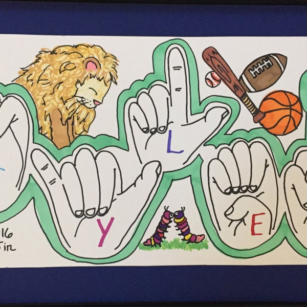 Fingerspelling - Etsy