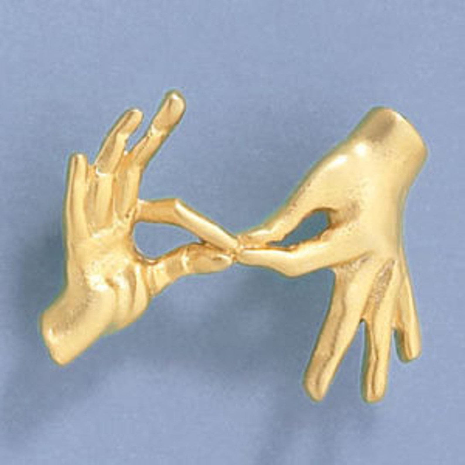 ASL Interpreter Sign Pin, Gifts for Interpreters for the Deaf, Brooch ...