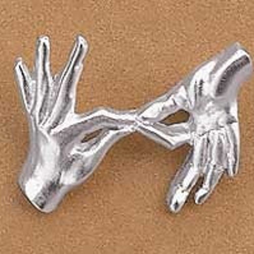 Small Galvanized Metal ASL Sign Language Interpreter Wall - Etsy