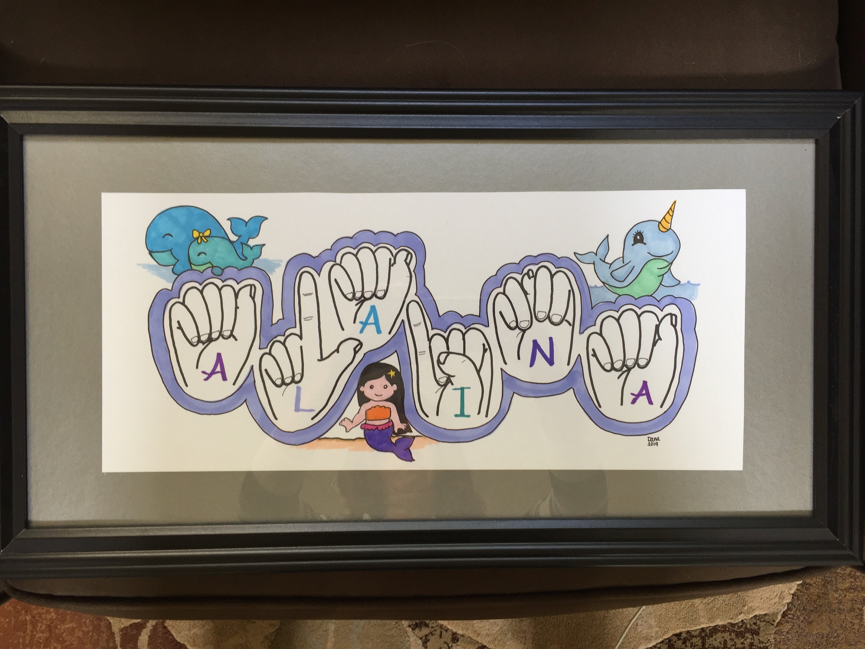 Personalized Name in Sign Language ( Fingerspelling) - Etsy