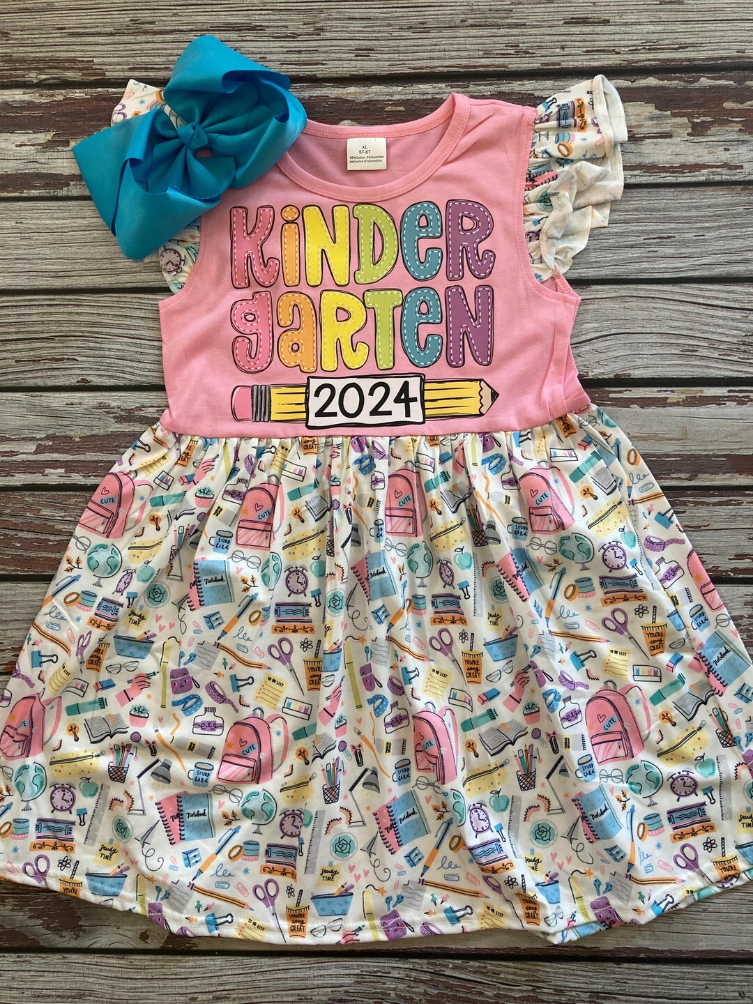 Kindergarten Dress, Kindergarten Outfit, First Day of Kindergarten ...