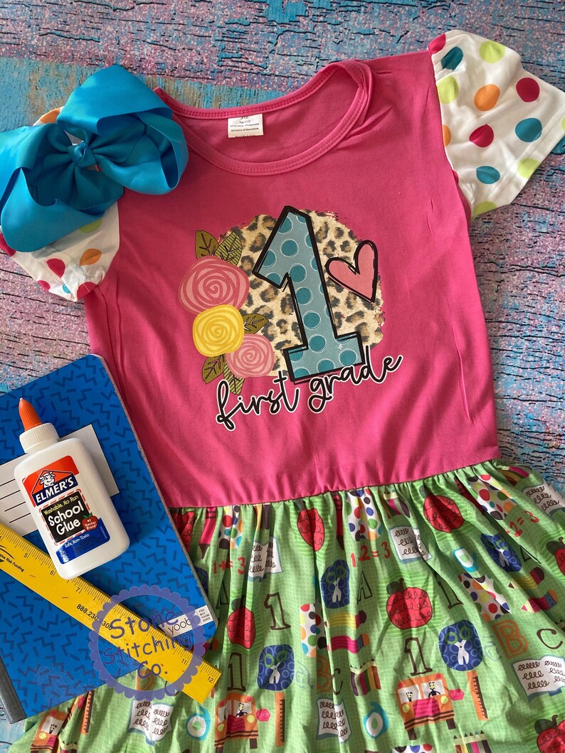 Kindergarten Dress Kindergarten Outfit First Day of - Etsy