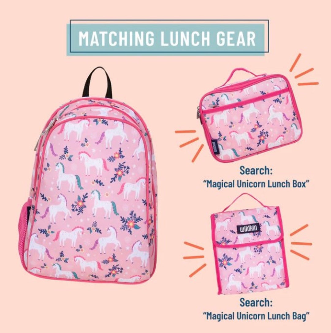 Unicorn Backpack, Unicorn Bag, Pink Unicorn Backpack, Unicorn Lunchbox ...