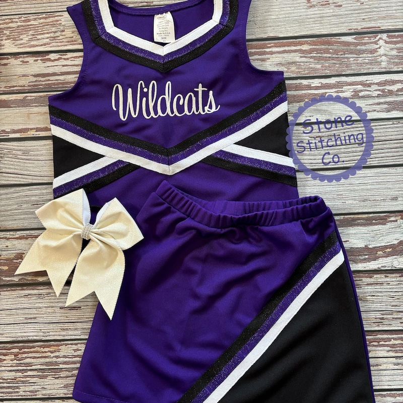 Custom Cheer Outfit Black - Etsy