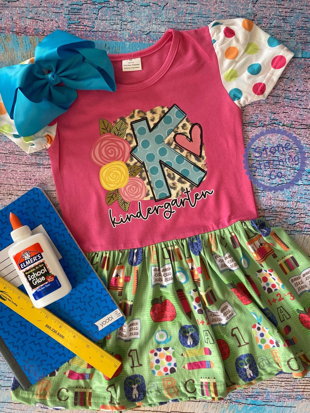 Kindergarten Dress, Kindergarten Outfit, First Day of Kindergarten ...