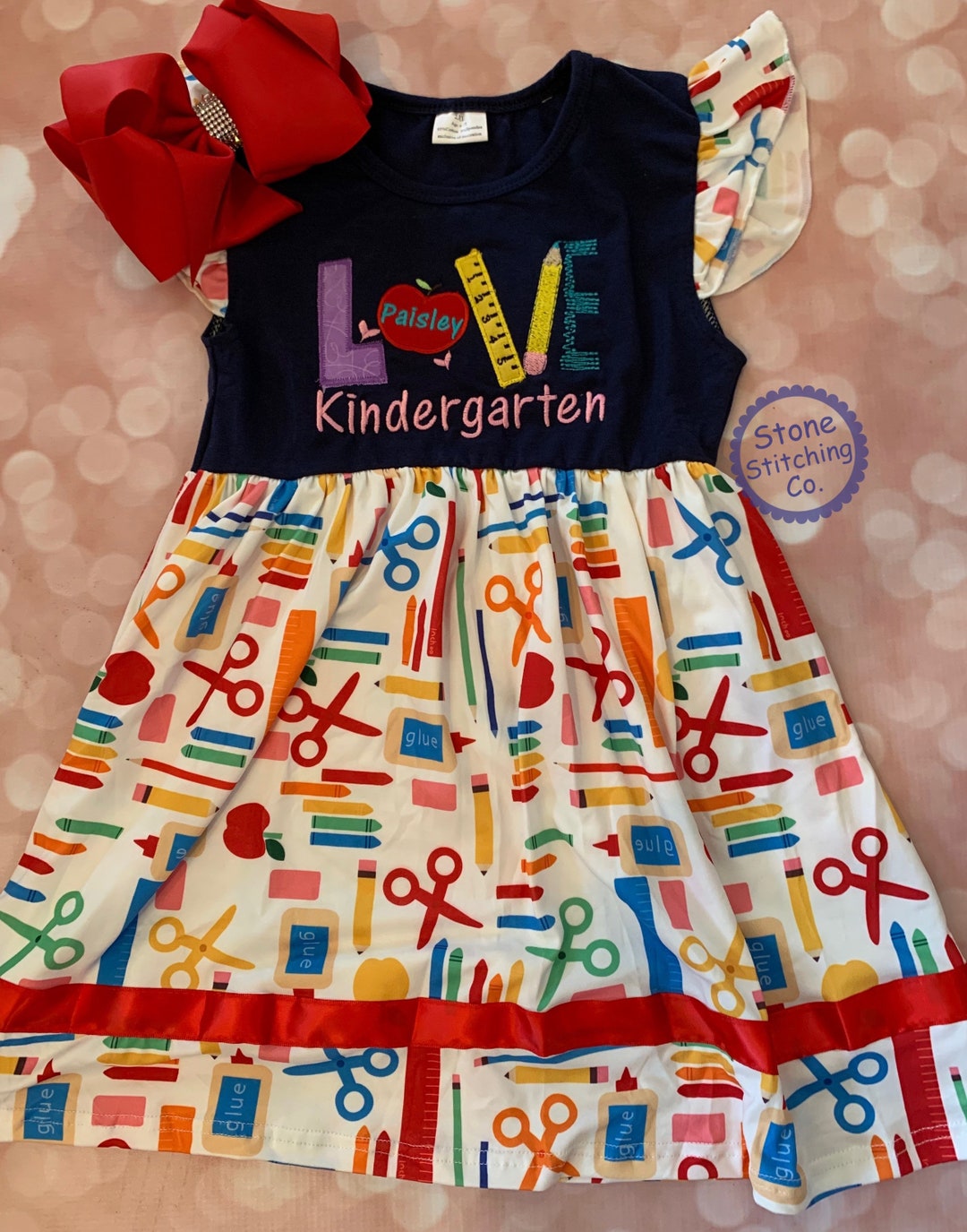 Kindergarten Outfit, Kindergarten Dress, First Day of Kindergarten ...