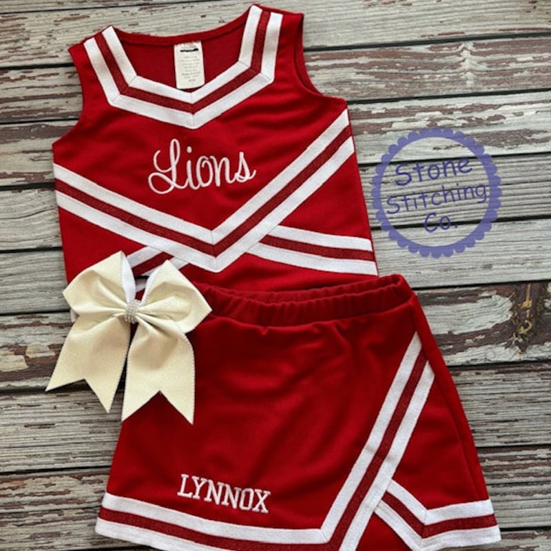 Red Cheerleading Outfits - Etsy