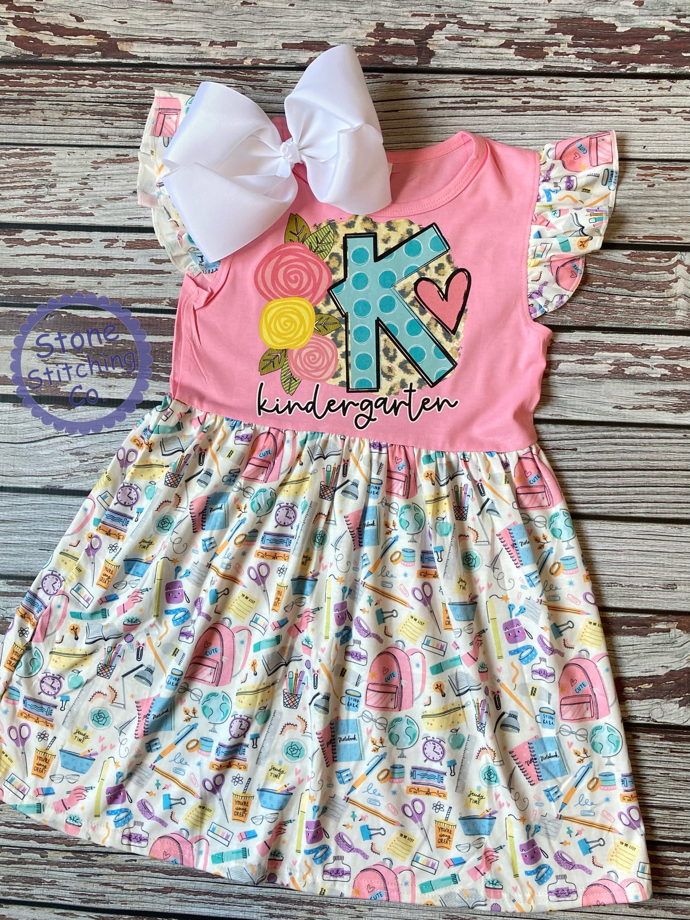 Pre-k Outfit Pre-k Dress First Day of Pre-k Kindergarten - Etsy
