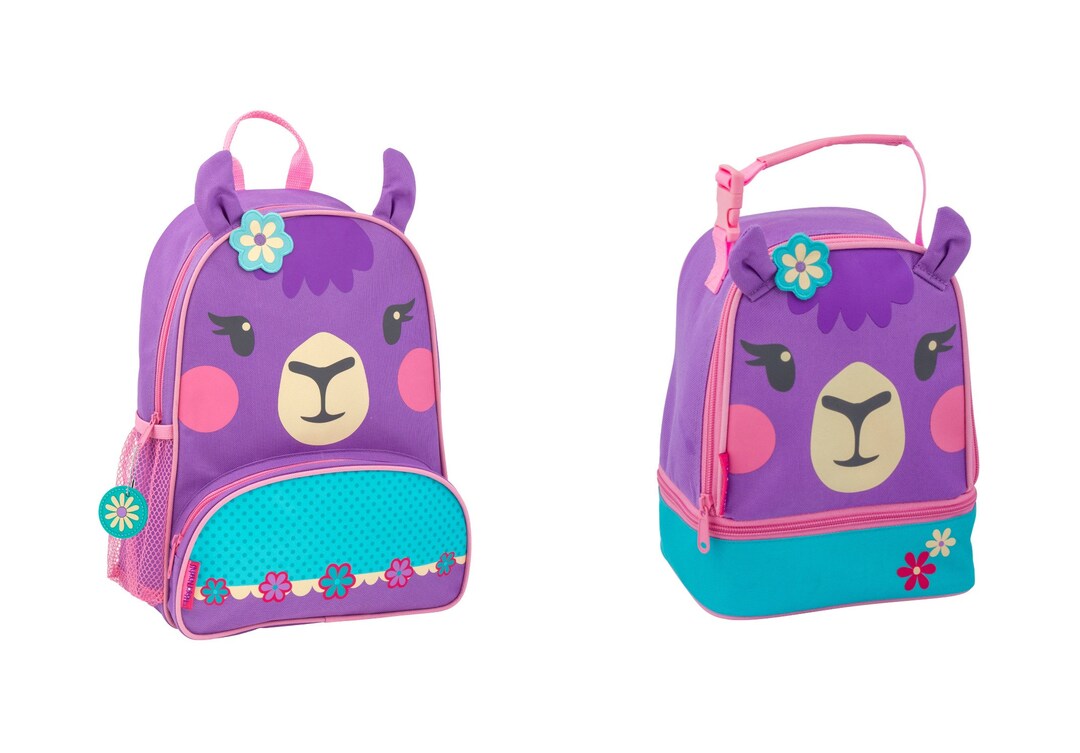 Llama Backpack Set Personalized Girl Backpack Kindergarten - Etsy