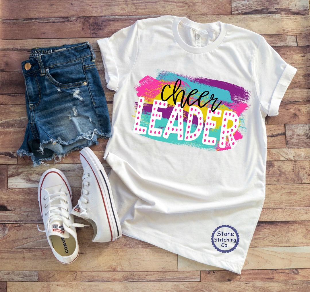 Girl's Cheer Shirt, Cheer Squad Shirt, Pink Cheer Shirt, Cheerleading ...
