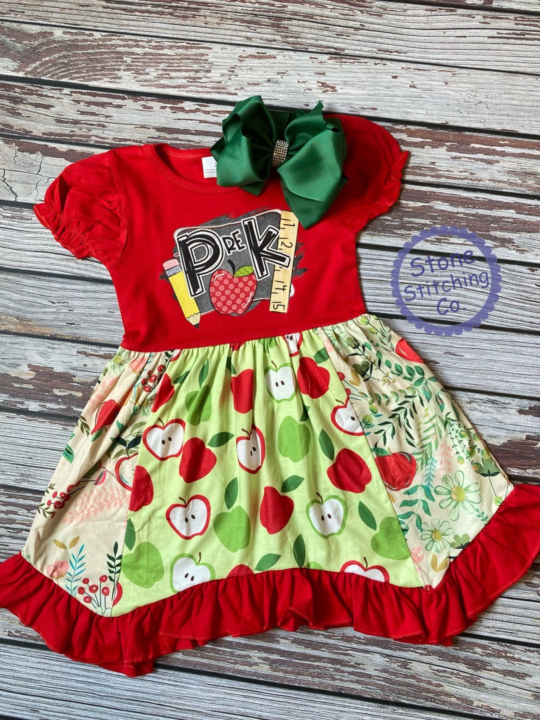 Pre-k Outfit, Pre-k Dress, First Day of Pre-k, Kindergarten Dress ...