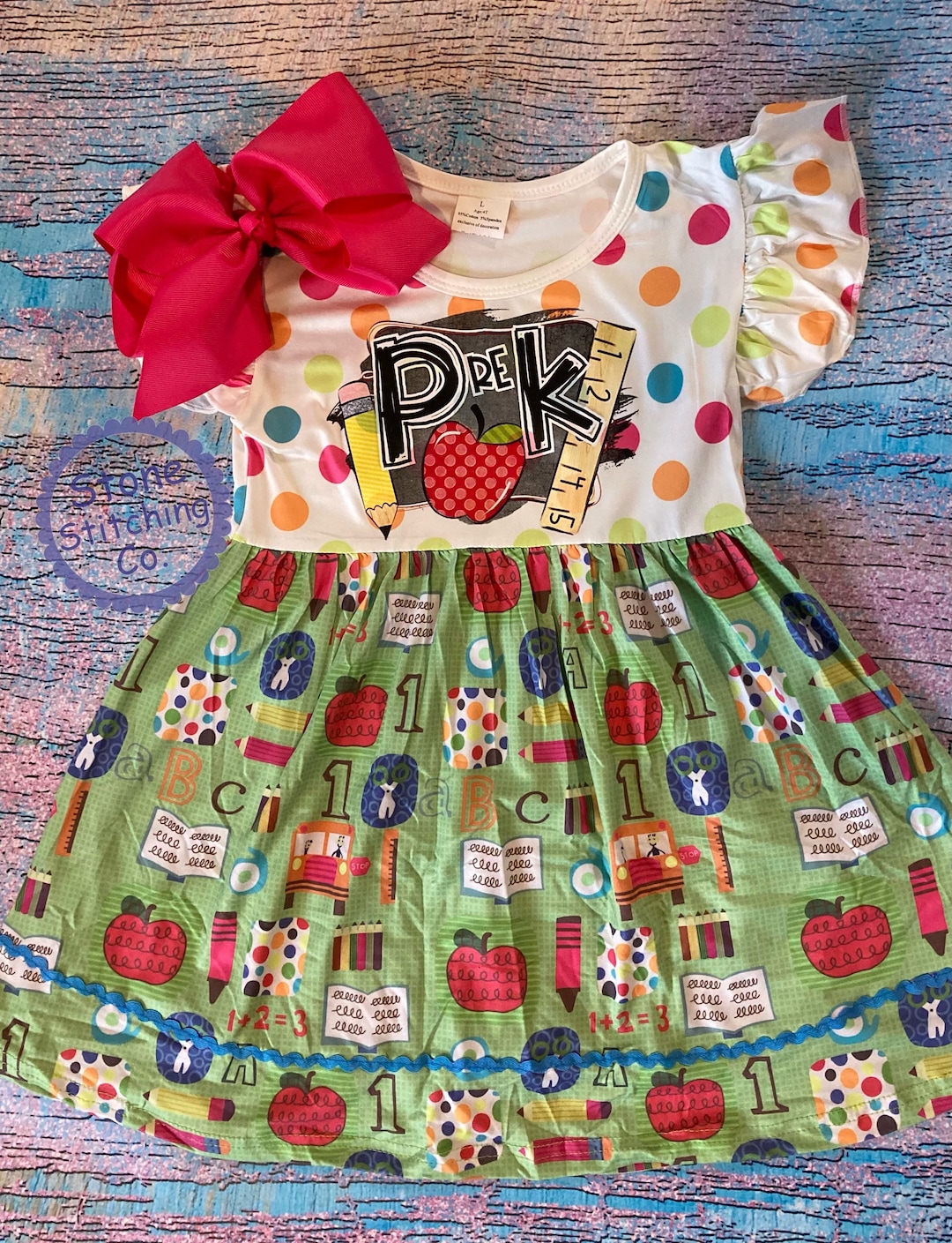 Pre-k Dress, Pre-k Outfit, First Day of Pre-k, Prek Dress, Kindergarten ...