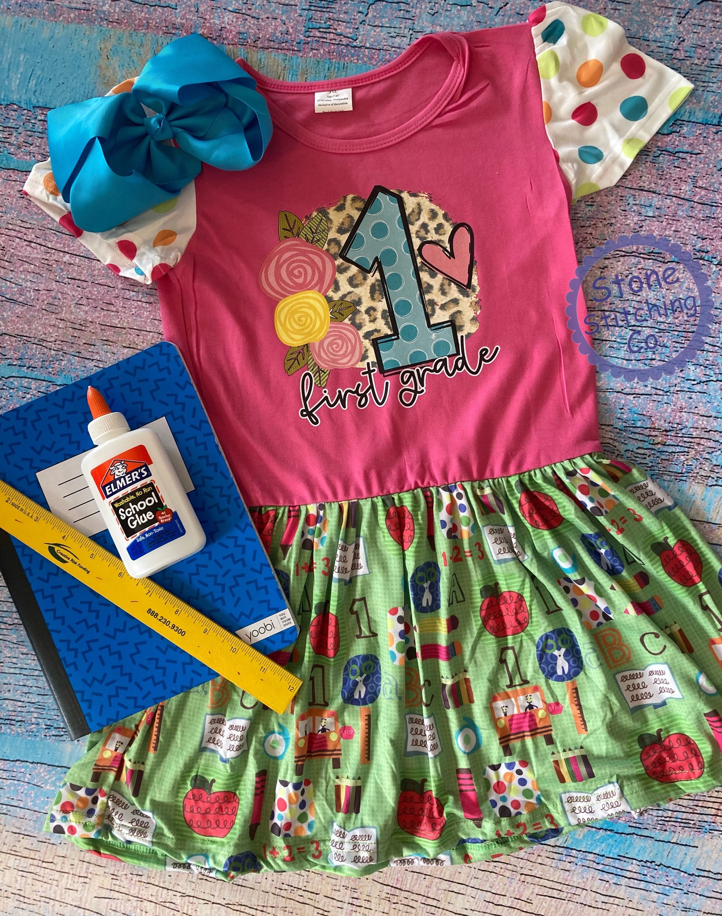 First Grade Dress First Grade Outfit First Day of First | Etsy