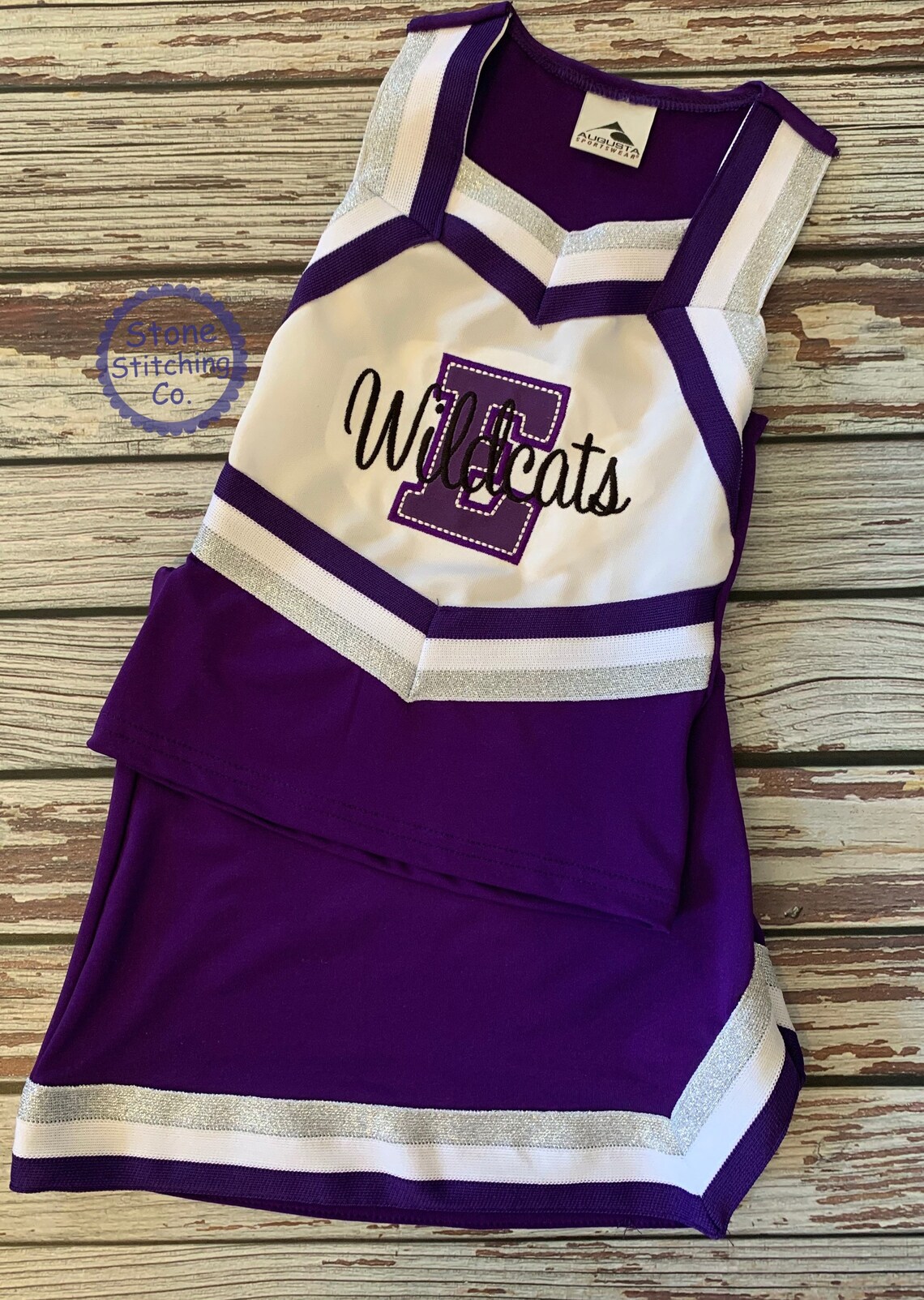 Purple Cheer Uniform Customized Cheerleading Uniform Girls | Etsy