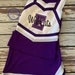 Purple Cheer Uniform, Customized Cheerleading Uniform, Girls Cheer ...