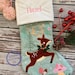 Personalized Stocking, Embroidered Stocking, First Christmas Stocking ...