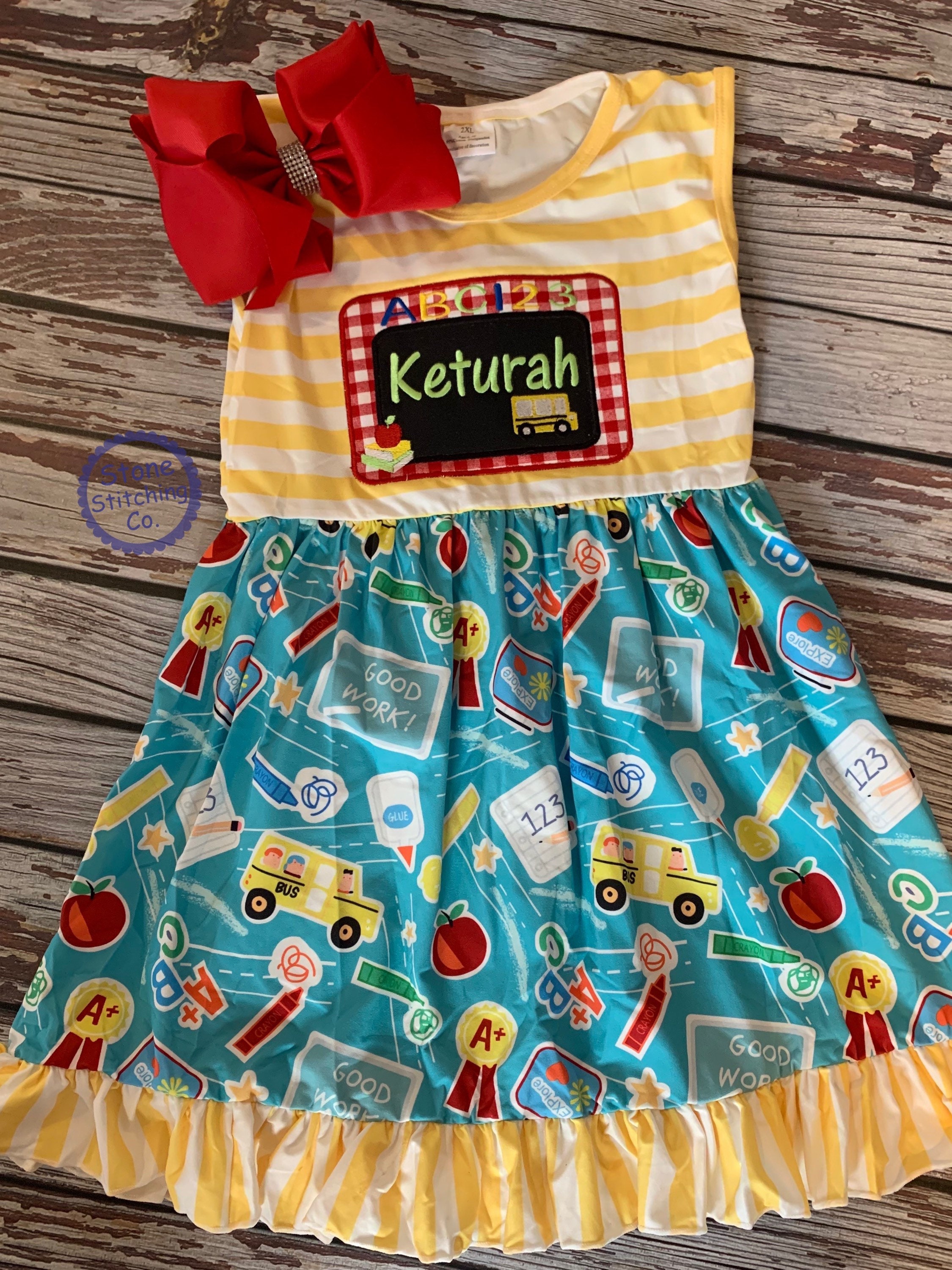 Pre-k Outfit, Pre-k Dress, First Day of Pre-k, Kindergarten Dress ...