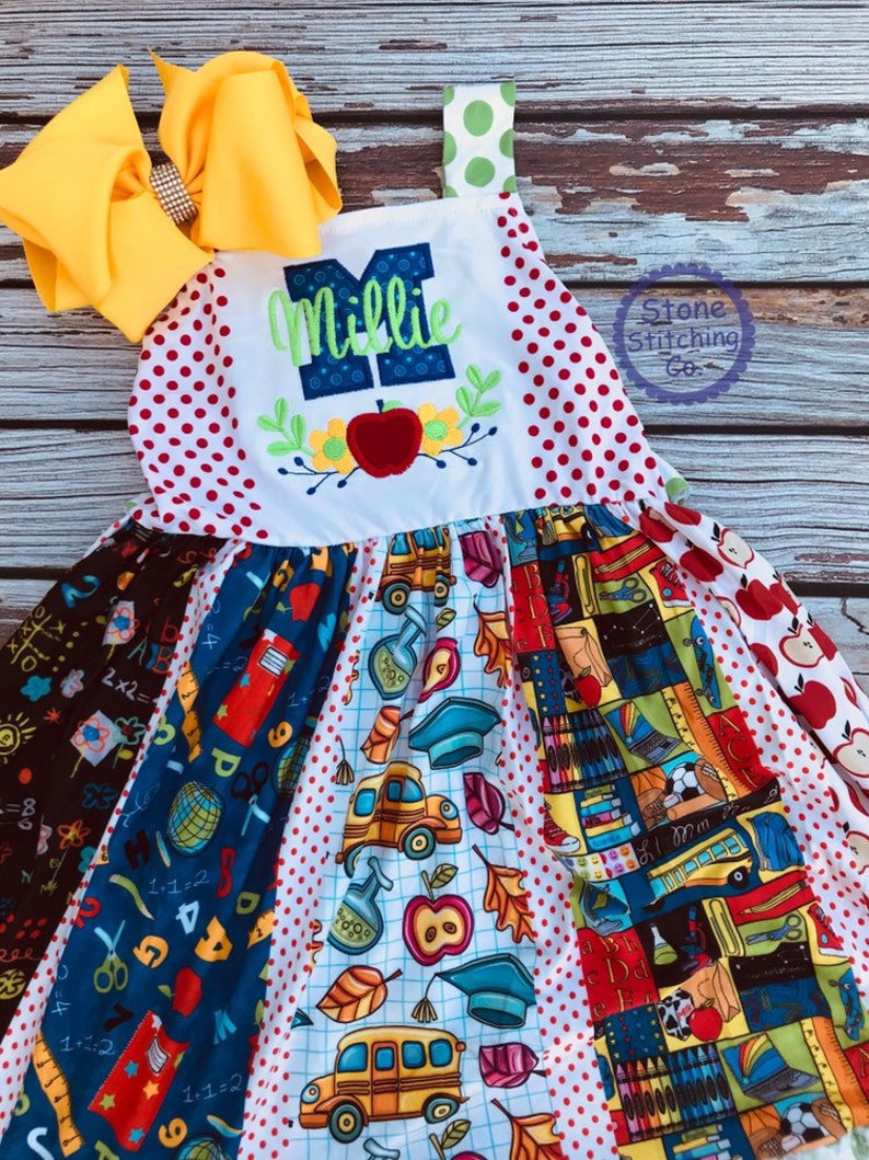 Kindergarten Dress, Kindergarten Outfit, First Day of Kindergarten ...