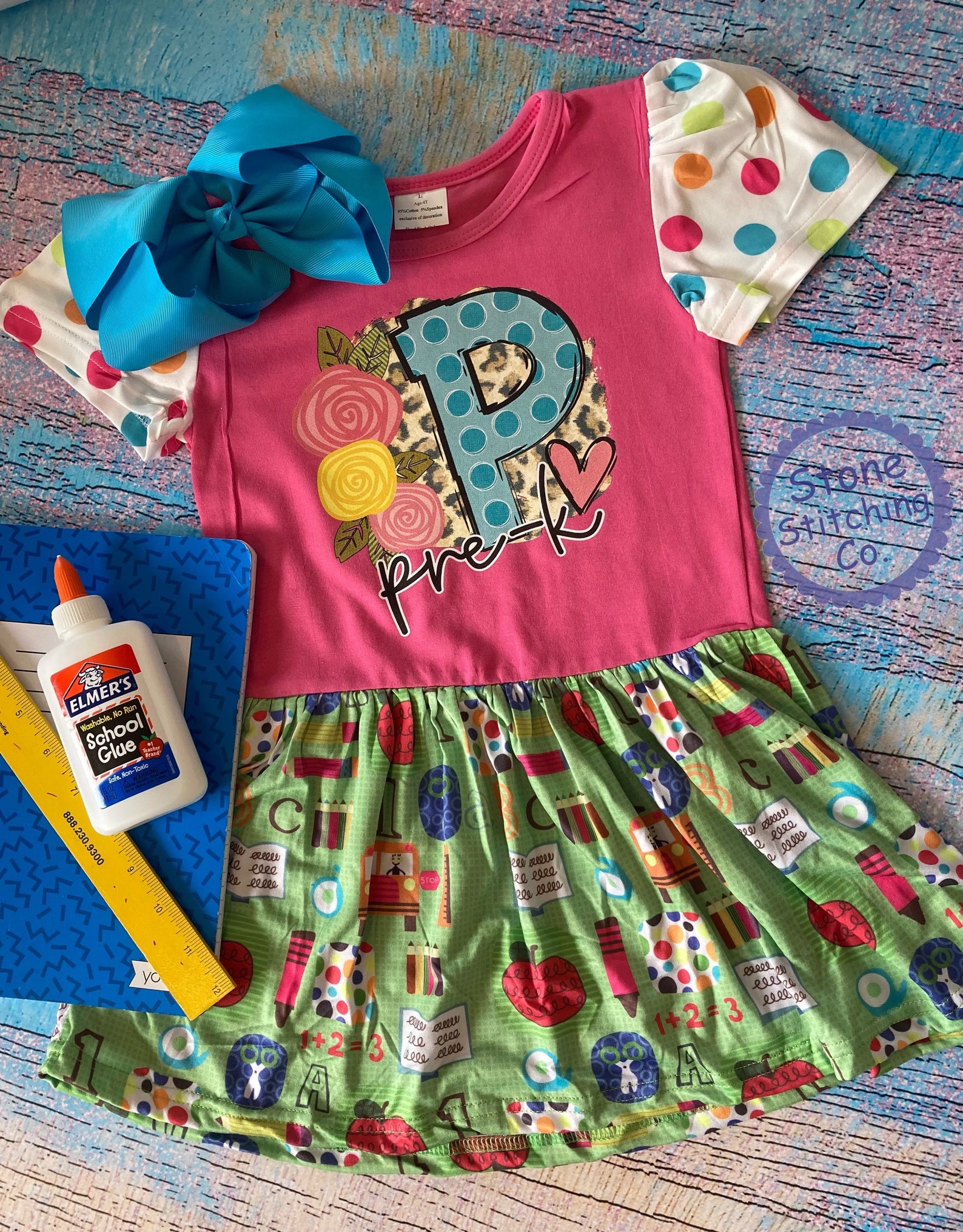 Pre-K outfit Pre-k dress first day of pre-k kindergarten | Etsy