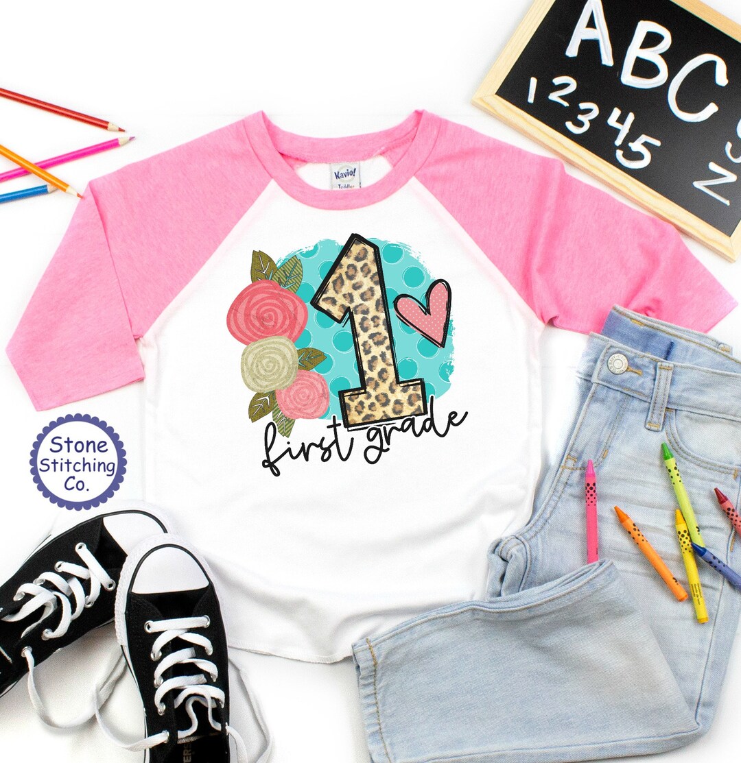 First Grade Outfit, First Grade Shirt, First Day of First Grade, First ...
